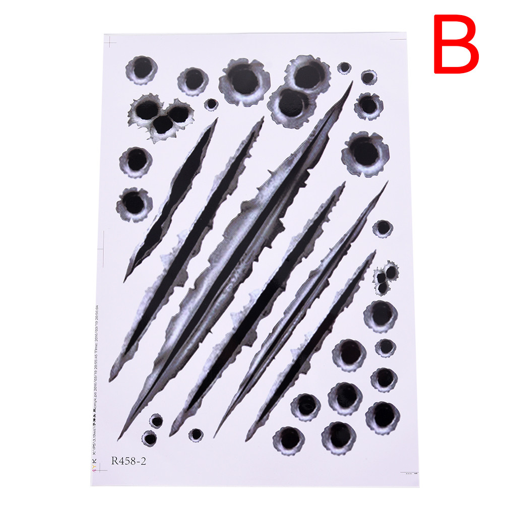 【Hottest Trends】FasCar Styling 3D Fake Bullet Hole Shots Funny Car ...