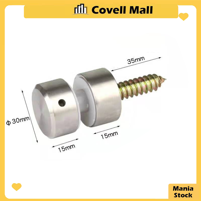 8-16mm Stainless Steel Stair Side Signage Bolt, Glass Screws For Wooden ...