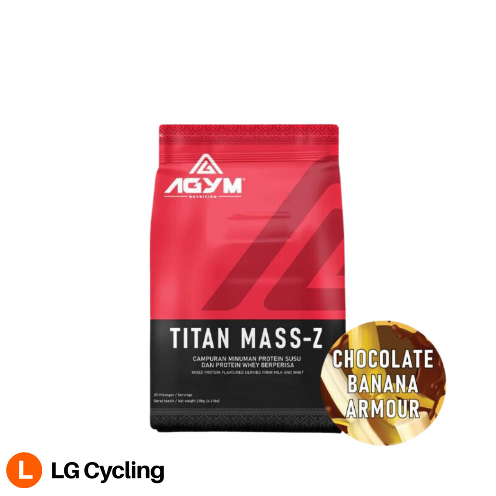 Titan Mass-Z Agym Nutrition Weight Mass Gainer 2kg Penambah Berat ...