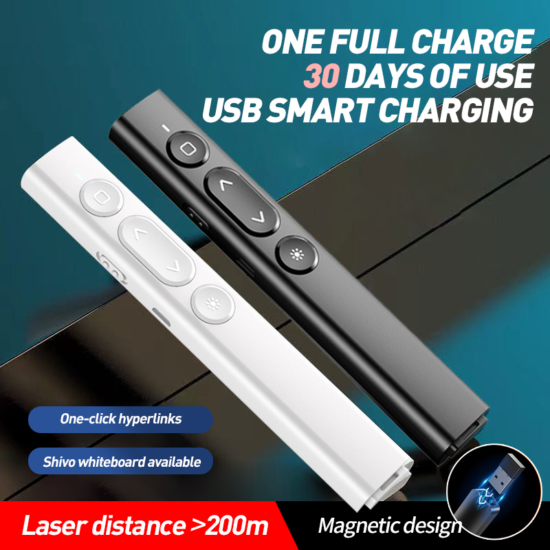 Clicker for Powerpoint Presentation Pointer with Laser USB Wireless ...