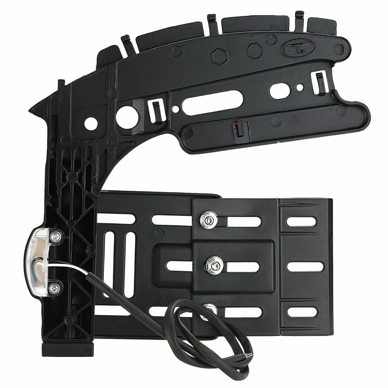 Motorcycle Collapsible Folding Side Mount License Plate Bracket for ...