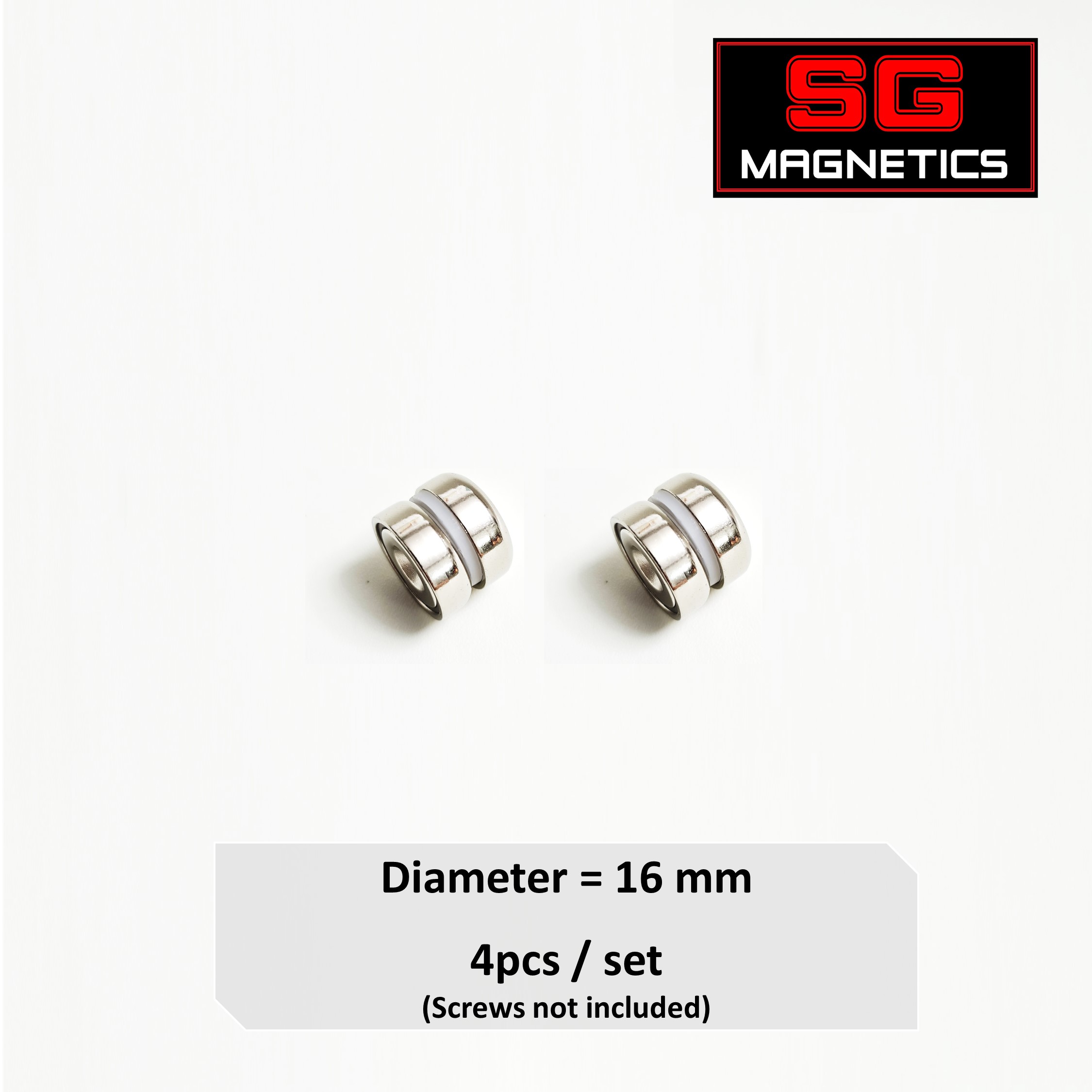 SG Countersunk Pot Magnet - Neodymium Counter sunk screw heavy duty ...