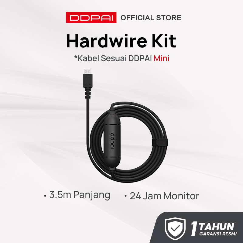 Hardwire KIT （Kabel tambahan） untuk Monitor Parkir DDPAI N3 & Mini ...