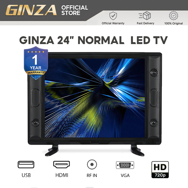 GINZA LED TV 24 Inches TV 22 Inches TV Flat Screen Not Smart TV Sale Led TV Sale Sale Promo TV ...