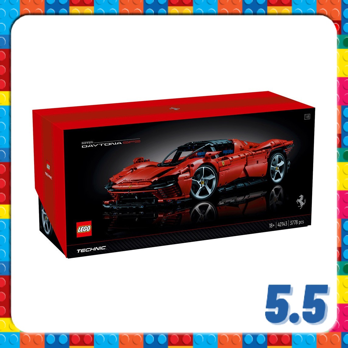 [READY STOCK] LEGO 42143 Technic Ferrari Daytona SP5 | Lazada Singapore
