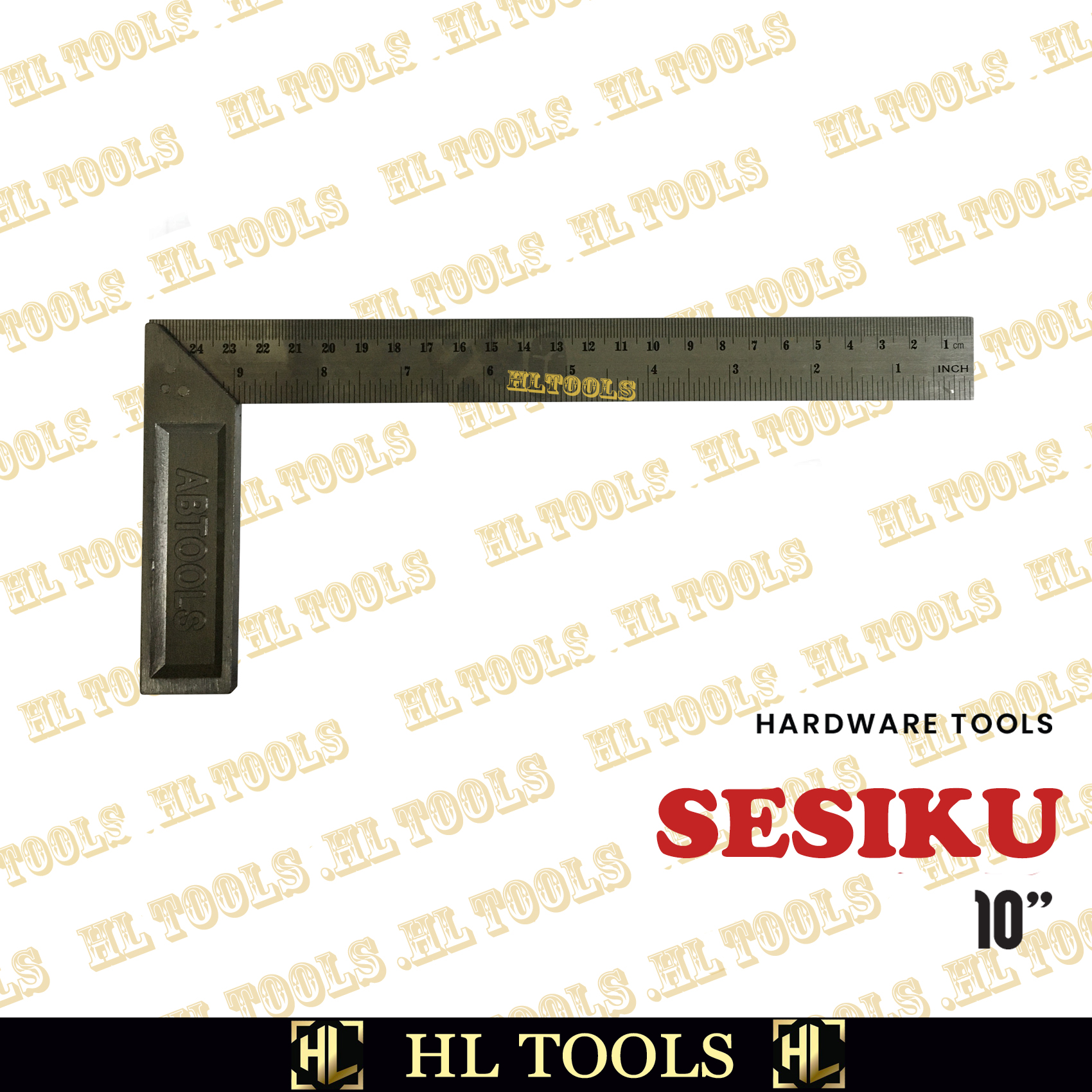 STAINLESS STEEL SESIKU L SQUARE RULER 10" | Lazada