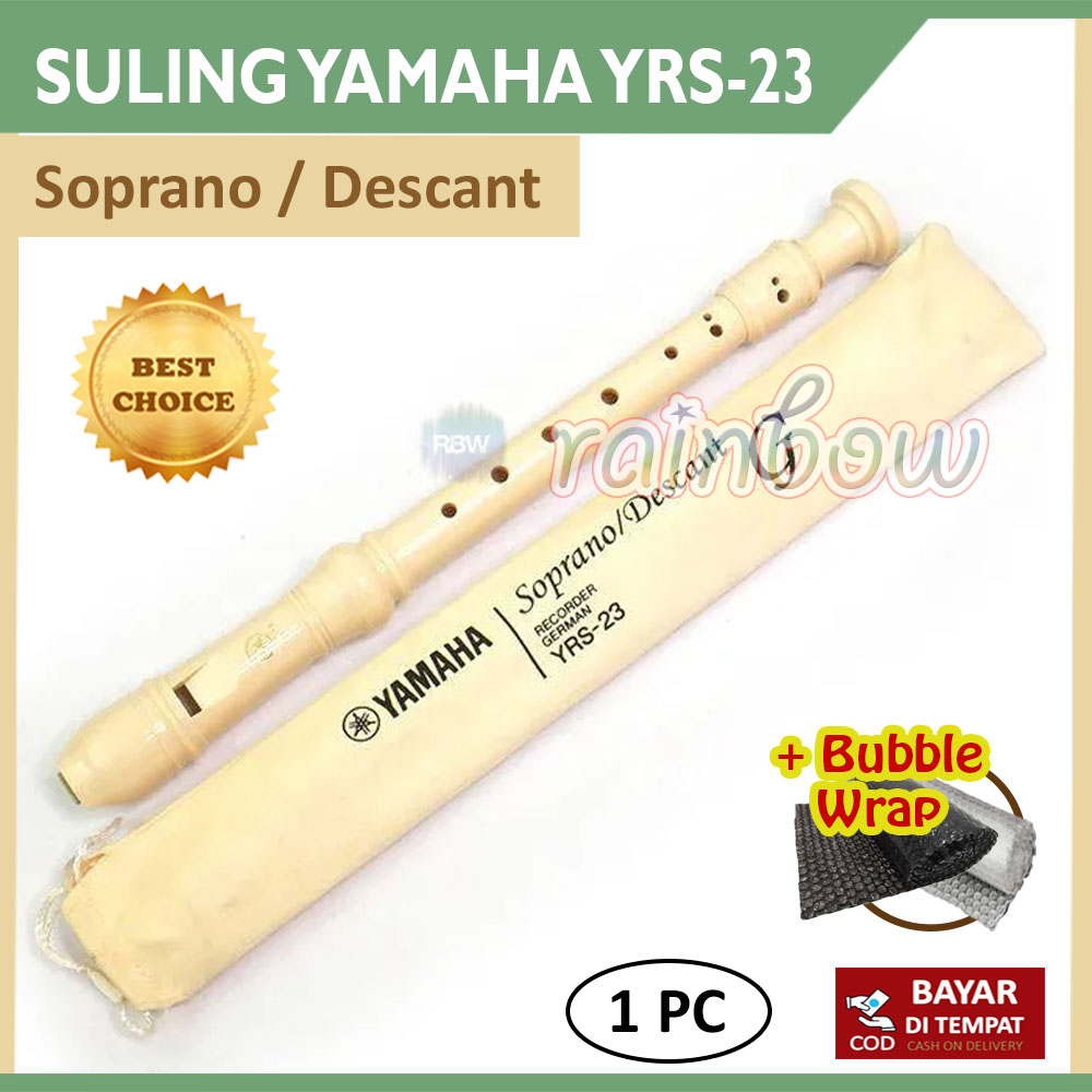 rainbow - 1 pC Suling Yamaha Seri YRS 23 + BONUS SARUNG Seruling Yamaha ...