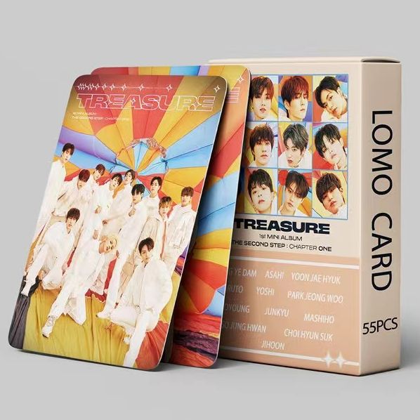 LOMO CARD TREASURE เทรเชอร์ 2nd MINI ALBUM HELLO 1ST PRIVATE STAGE TEU ...