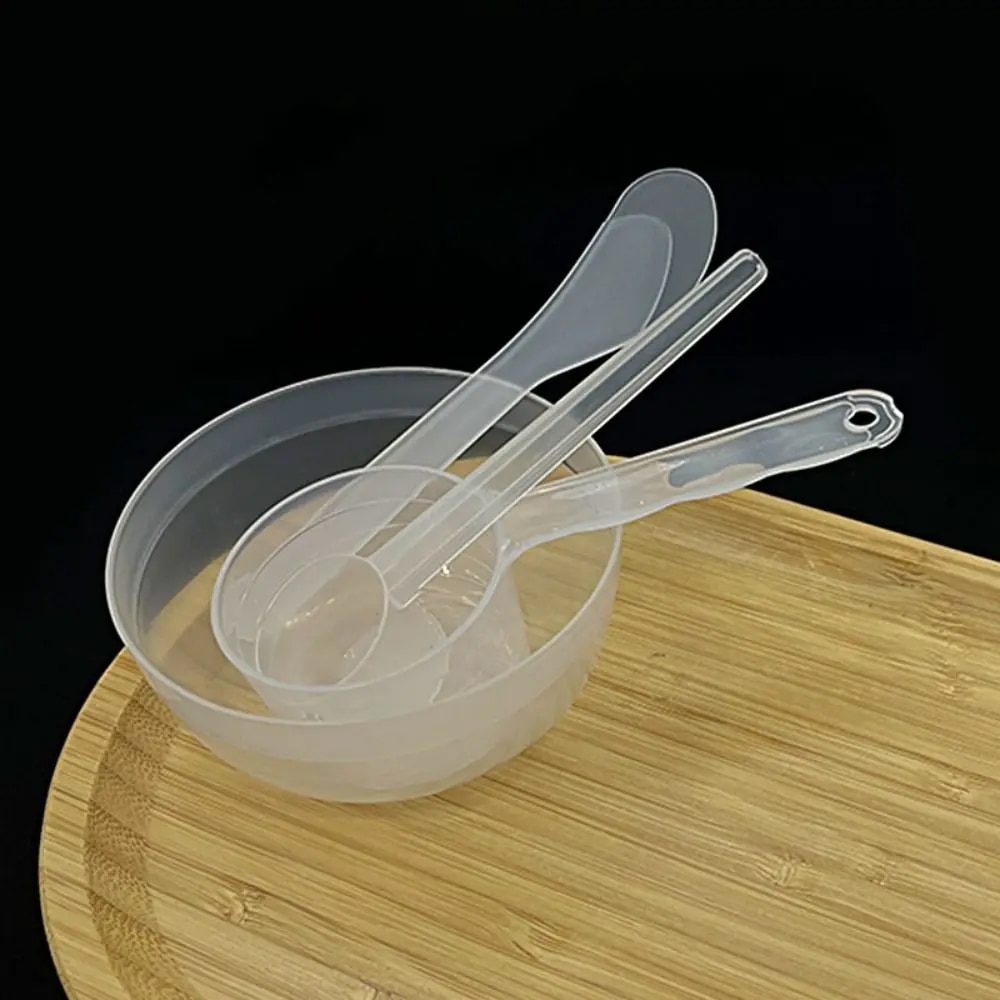 4Pcs/Set Mini Face Mask Mixing Bowl Set Soft Plastic Facial Mask ...