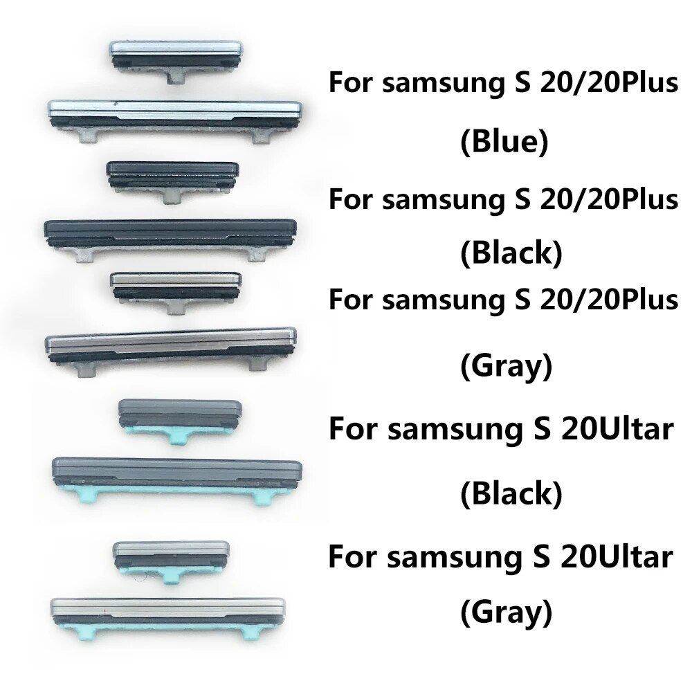 New Power Button + Volume Side Button For Samsung S20 / S20 Plus / S20 ...