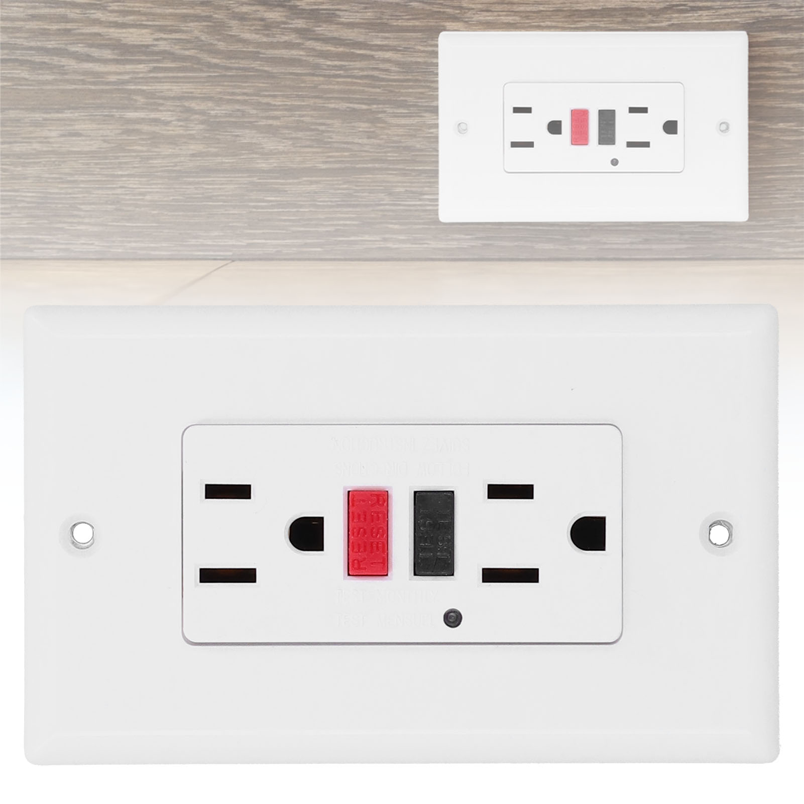 Wall Outlet GFCI Guard Switch Simple Quick Installation and Disassembly ...