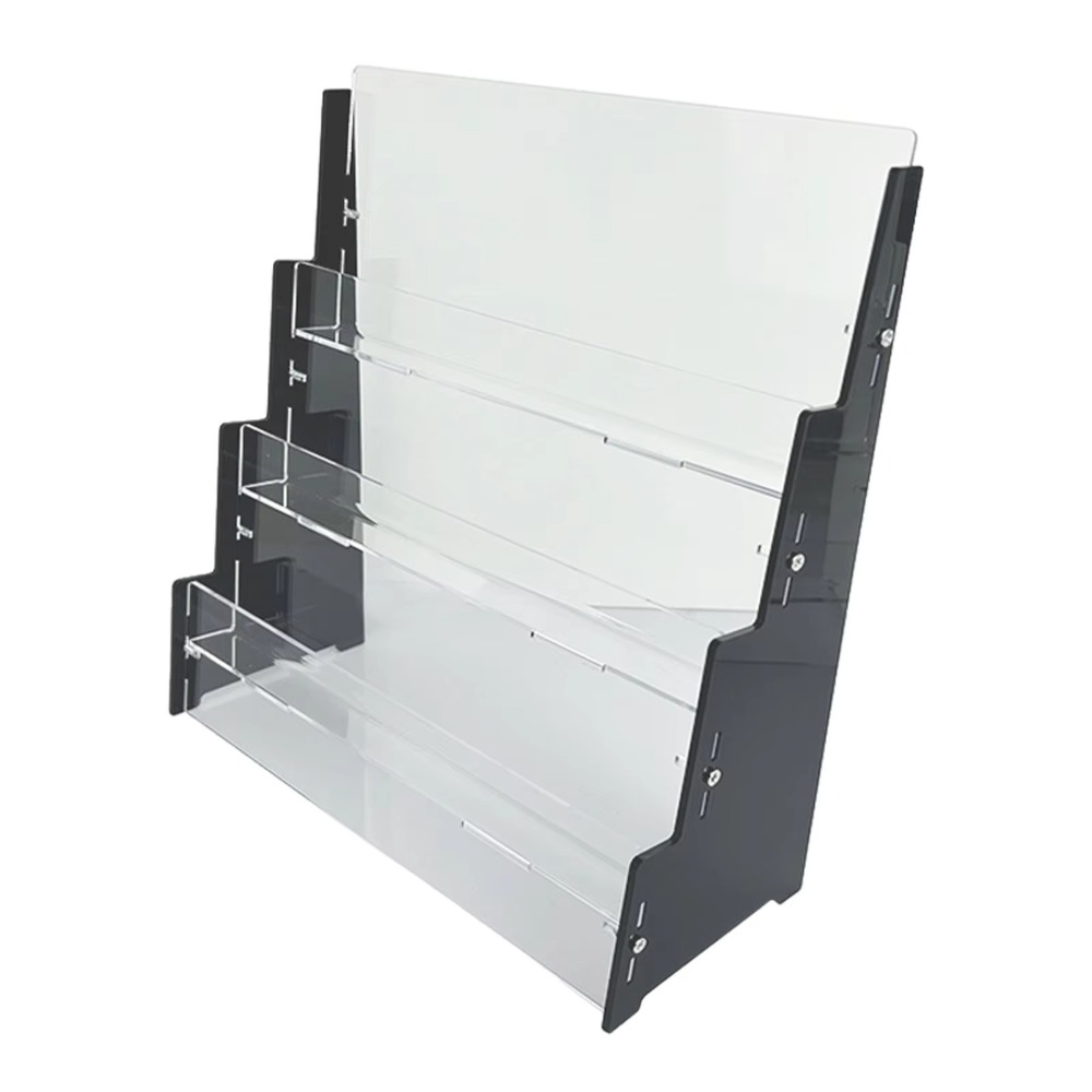 Collection Rack 3 Layers Baseball Card Storage Rack Removable Clear ...
