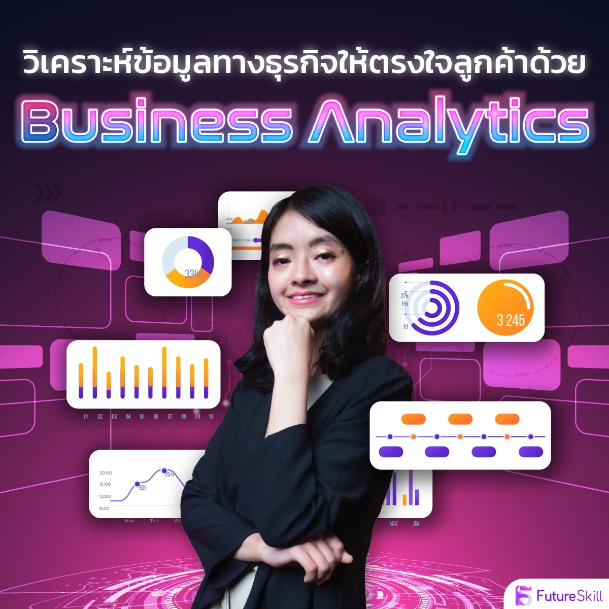 FutureSkill คอร์สเรียนออนไลน์ วิเคราะห์ข้อมูลทางธุรกิจให้ตรงใจลูกค้าด้วย Business Analytics ...