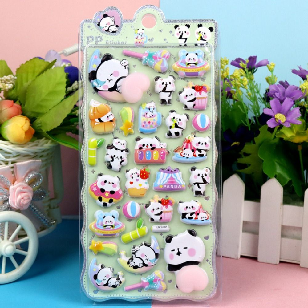 Cute Rabbit 3D Puffy Sticker Capybara DIY Decor Squishy Stress Relief ...