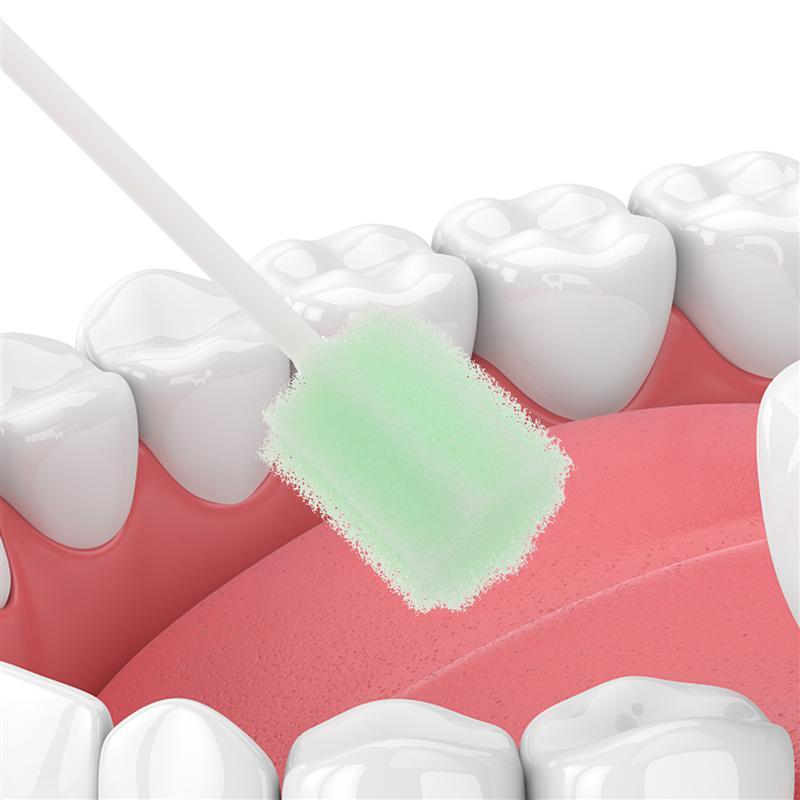 【LKFJ4O0217】Oral Swabs Mouth Sponge Swab Care Baby Cleaning Toothbrush ...