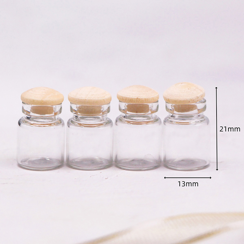 4Pcs/set Doll House Mini Candy Jar Kitchen Food Play Scene Transparent ...