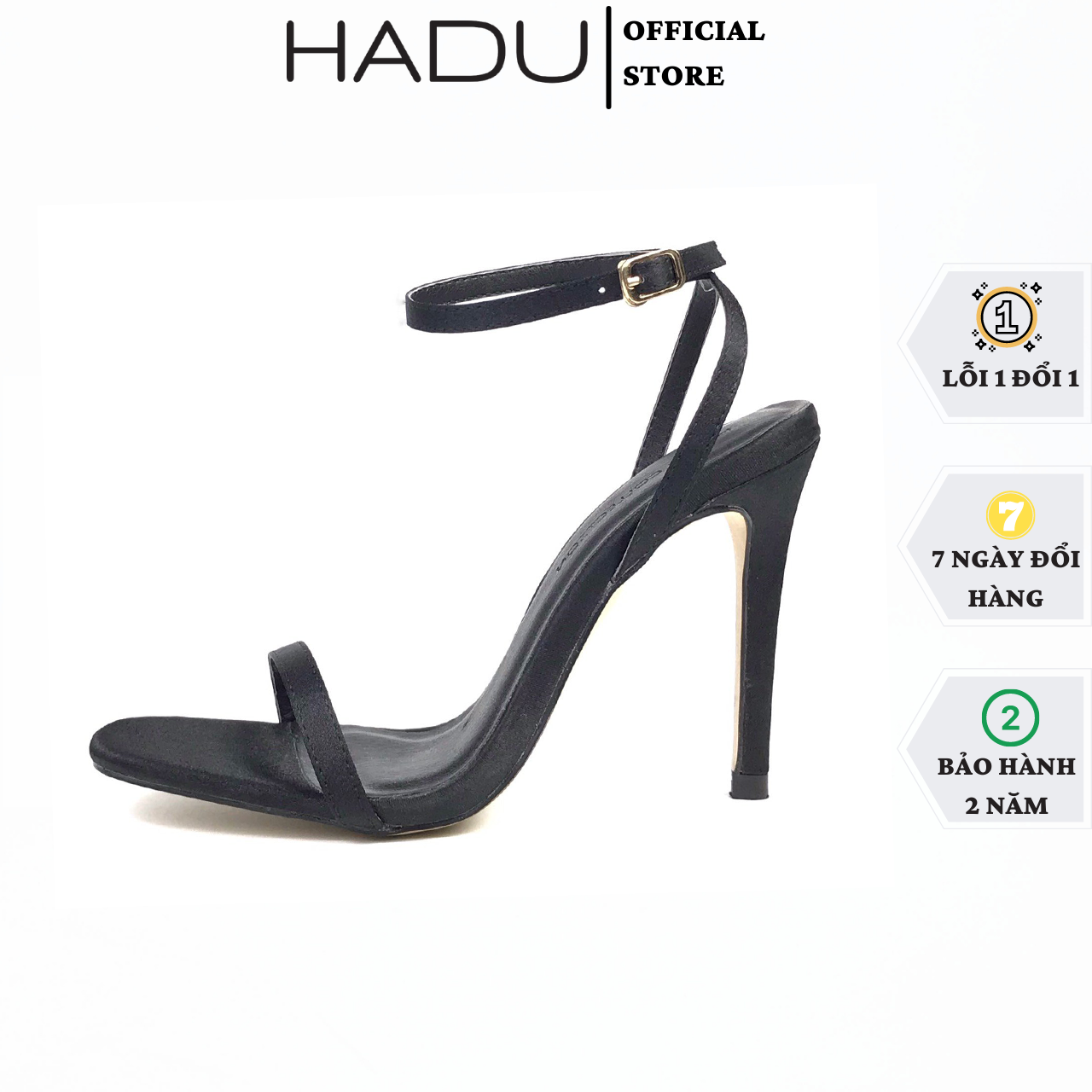 Giày cao gót 9p mũi nhọn khóa CELL đính đá HADU M953 - BH 24 tháng ...