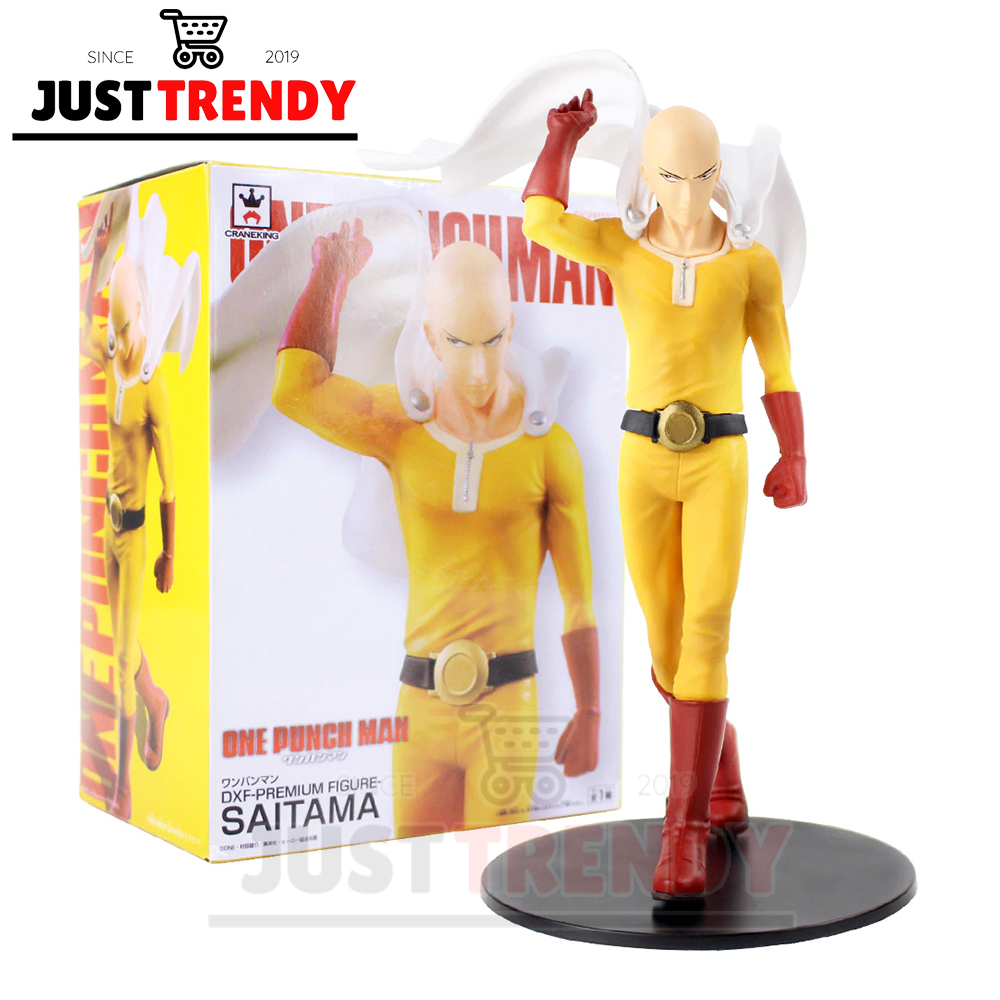 20cm DXF Anime One Punch Man Teacher Saitama Superhero Collectible ...