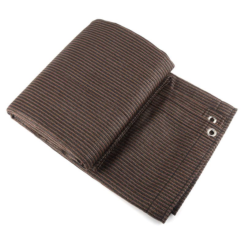 Brown Thicken Anti-UV HDPE Sun Shade Cloth Pergola Safety Fence Netting ...