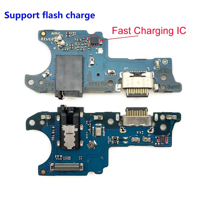 Charging Port Board Flex With Fast Charing IC For Samsung Galaxy A03 ...