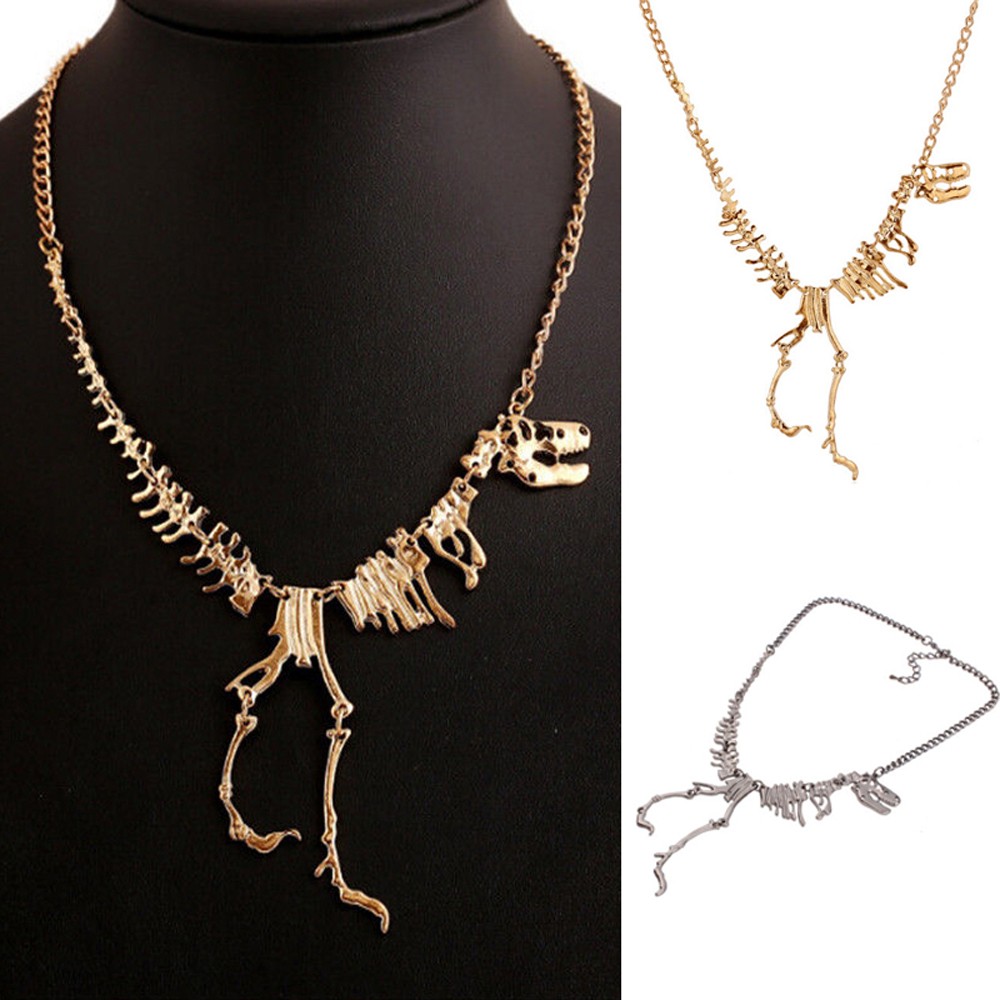【versatile style】Charm Goth Steampunk Pendant Chain Necklace Dead ...