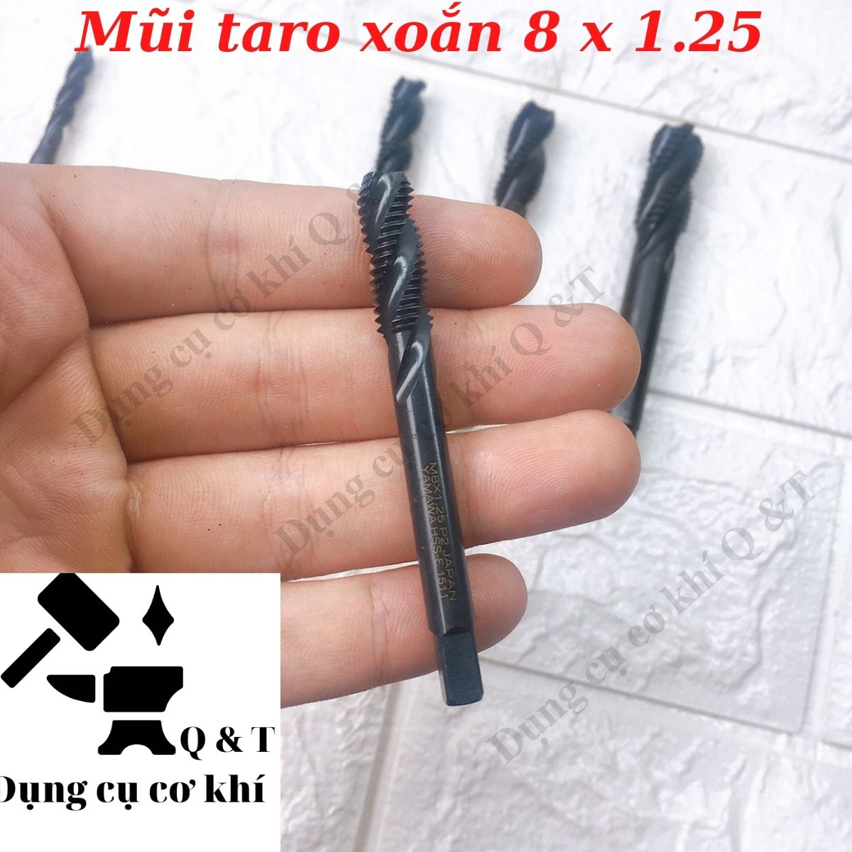 Taro ren trong , Mũi tạo ren xoắn thép gió hss đen từ m4 tới m14 ...