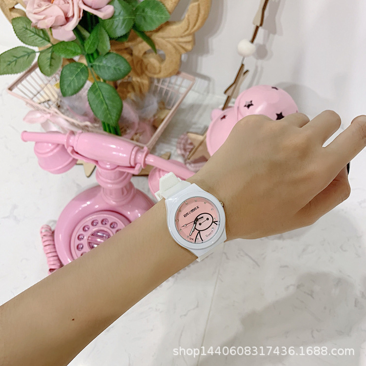 【Innovative design】Cartoon Big White Children's Watch for Girls ...