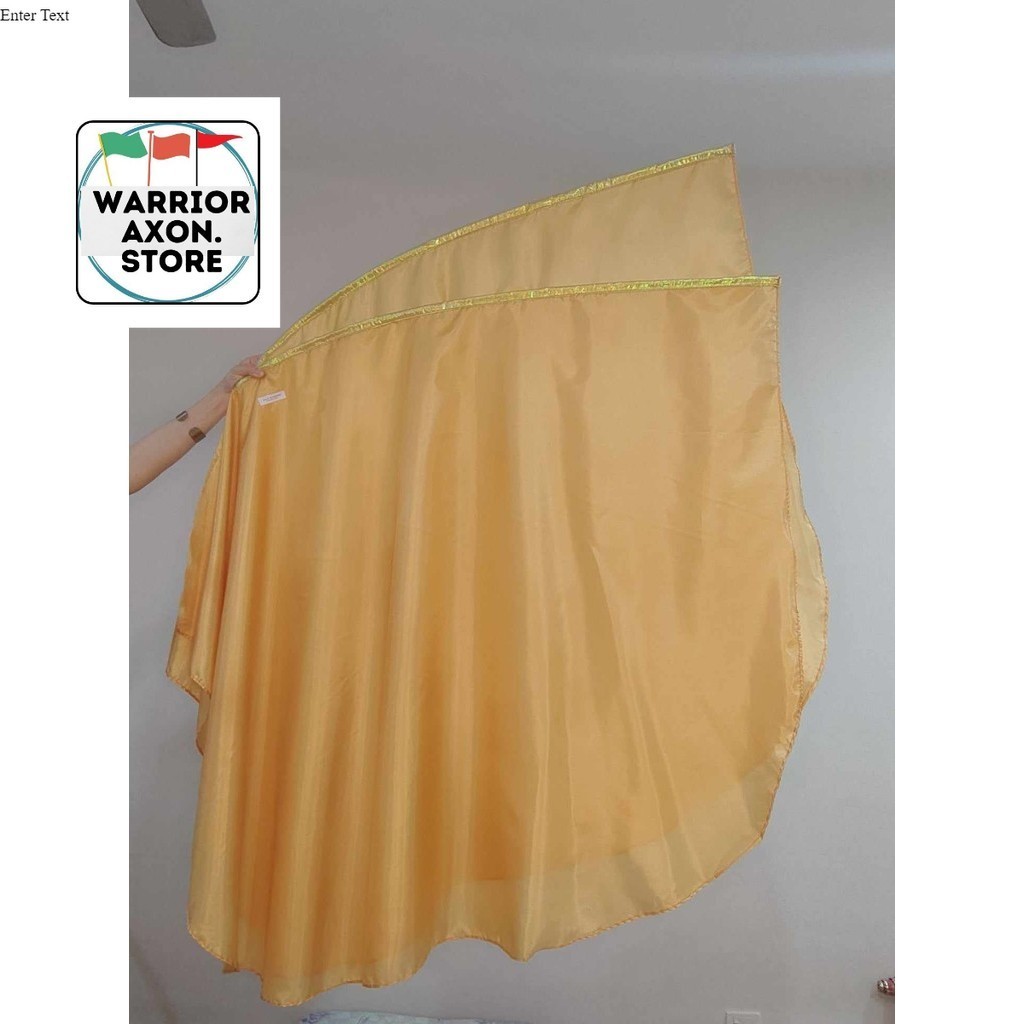 WORSHIP FLAG : WARRIOR AXON "HIS GLORY" Silk Gold Worship Quill Flag 57 ...
