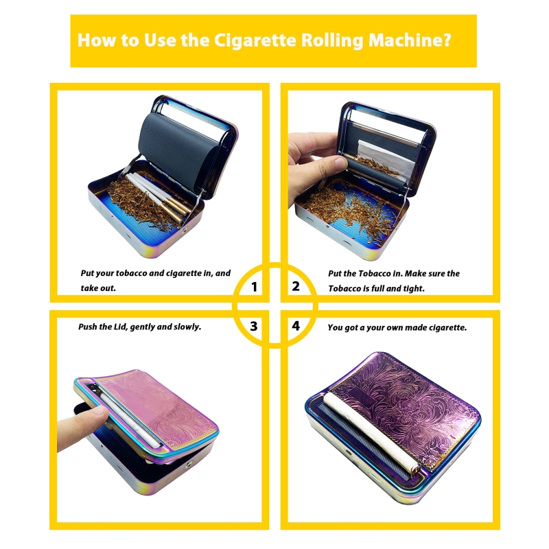 【Support-Cod】 Metal Roller Automatic Rolling Box Manual Roll Machine ...