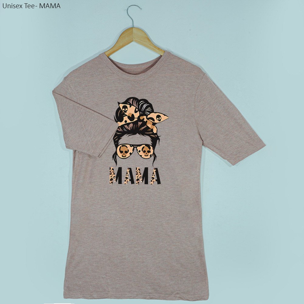 Unisex Tee - Mama Women Female Girl Lady Stylish Casual Loose Stripe ...