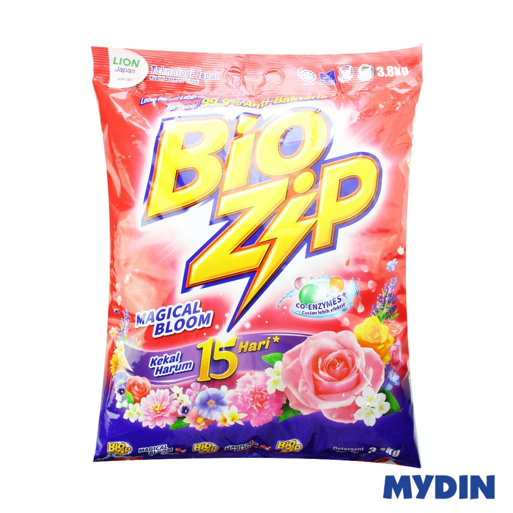 Bio Zip Detergent Powder Magical Bloom (3.8kg) | Lazada