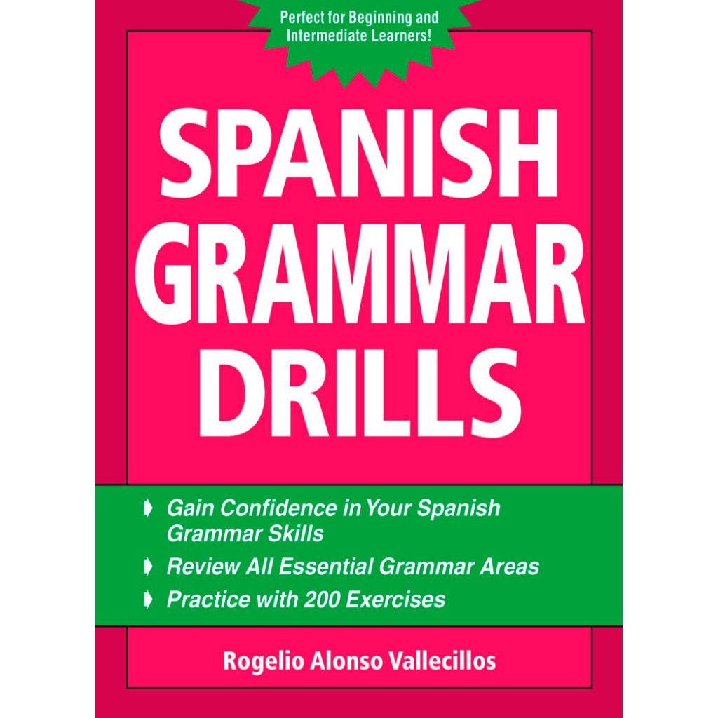 Spanish Grammar , Verb , and Vocabulary Drills | Sofbind | Booklet Size ...