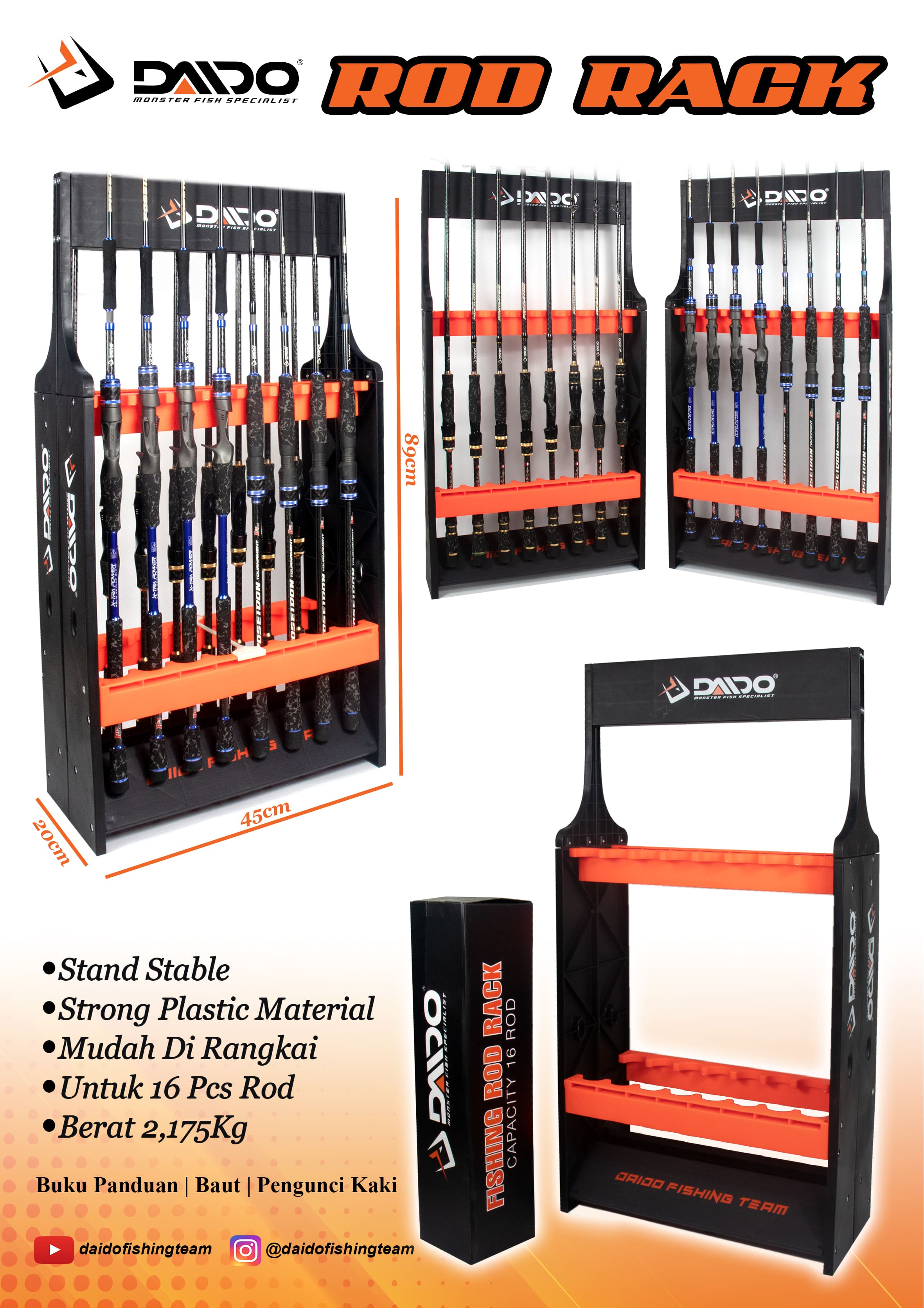 RAK JORAN DAIDO FISHING TEAM | Lazada Indonesia