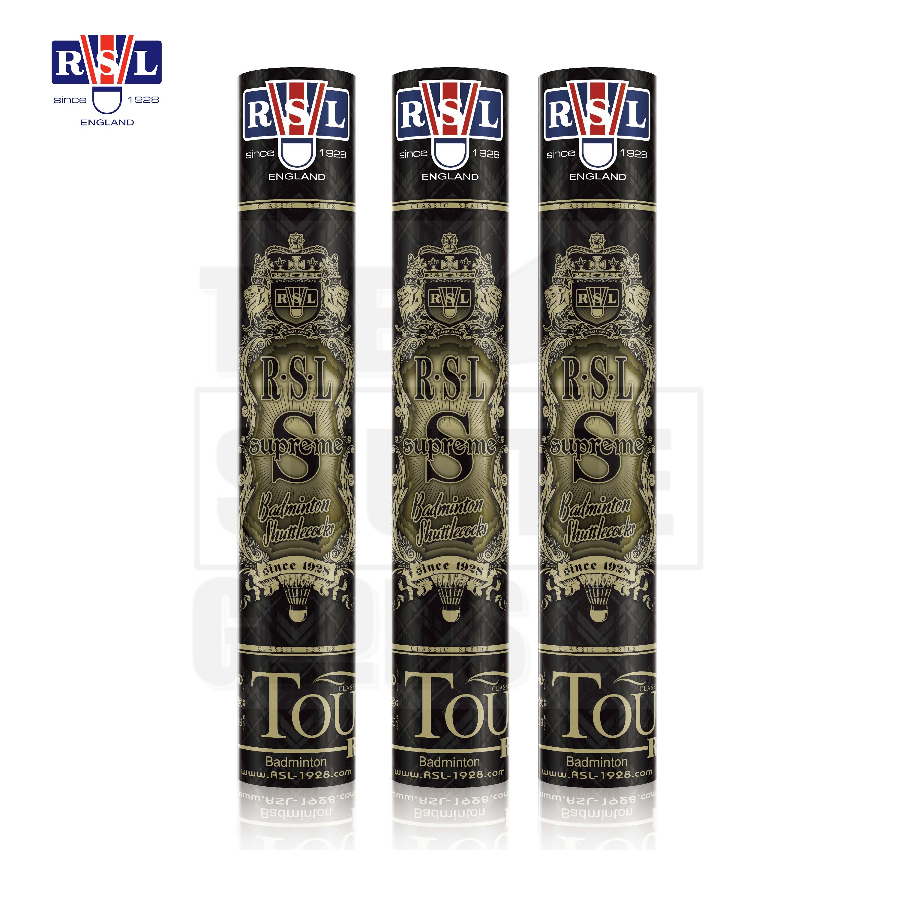 3 Tube RSL Supreme Tourney Badminton Shuttlecock 12's | New Packaging ...