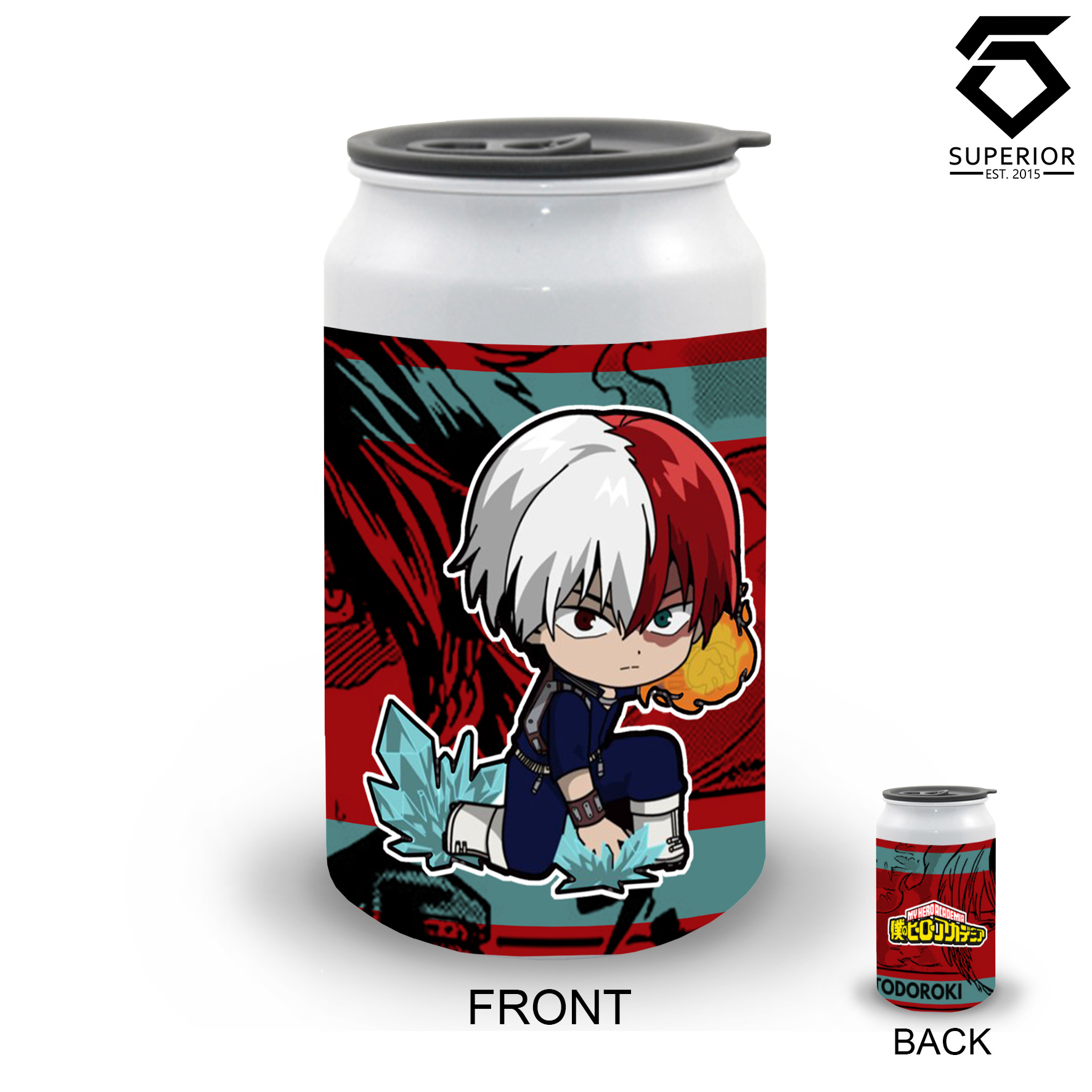 MHA My Hero Academia Boku No Hero Shoto Todoroki Anime Sublimation Mug ...