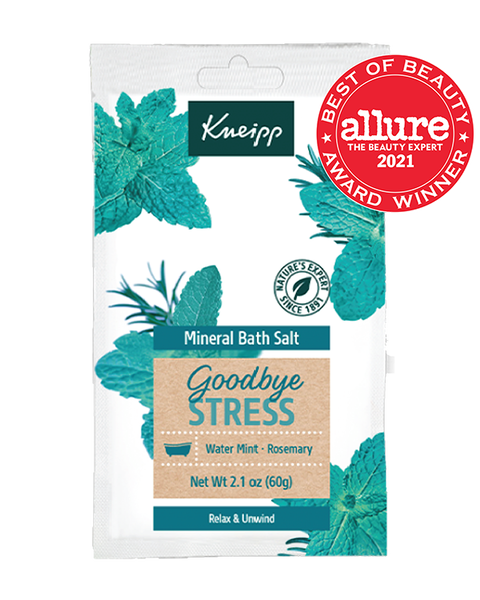 Kneipp Goodbye Stress Rosemary & Water Mint Aromatherapy Mineral Bath ...