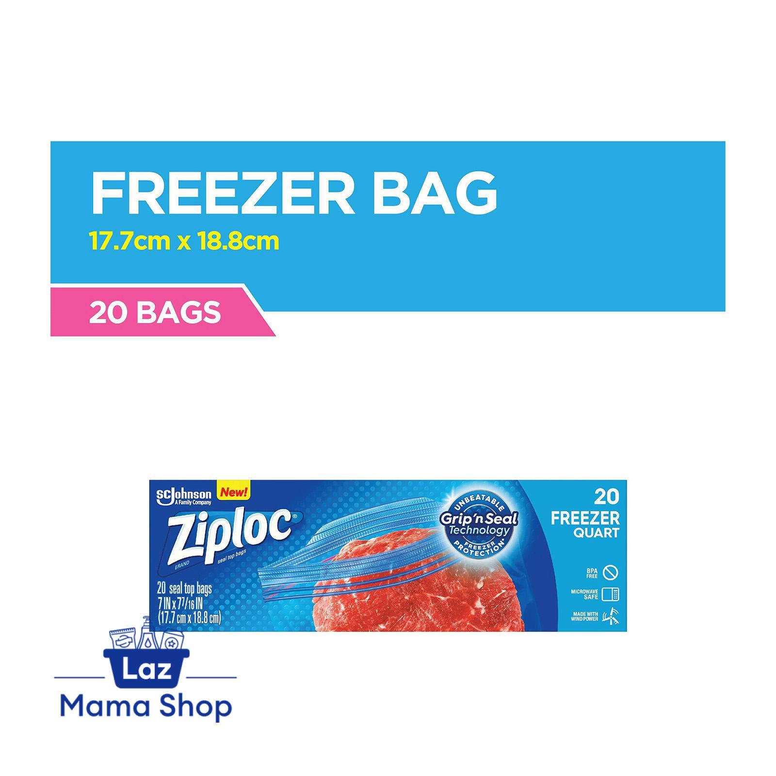 Ziploc Quart Freezer Bag (Laz Mama Shop) | Lazada Singapore