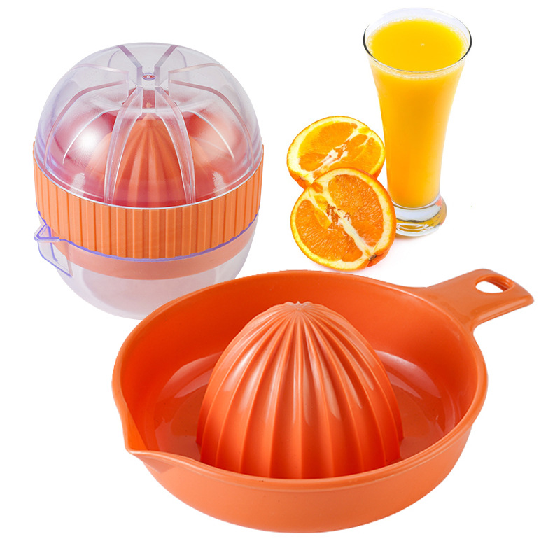 Hand Juicer Citrus Orange Squeezer Manual Lid Rotation Press Reamer For ...