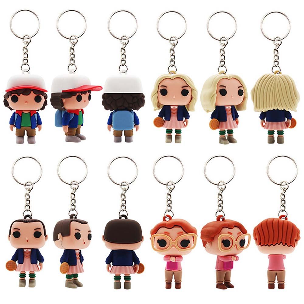 Model Doll Dustin Barb Steve Stranger Things Keychain Animation ...