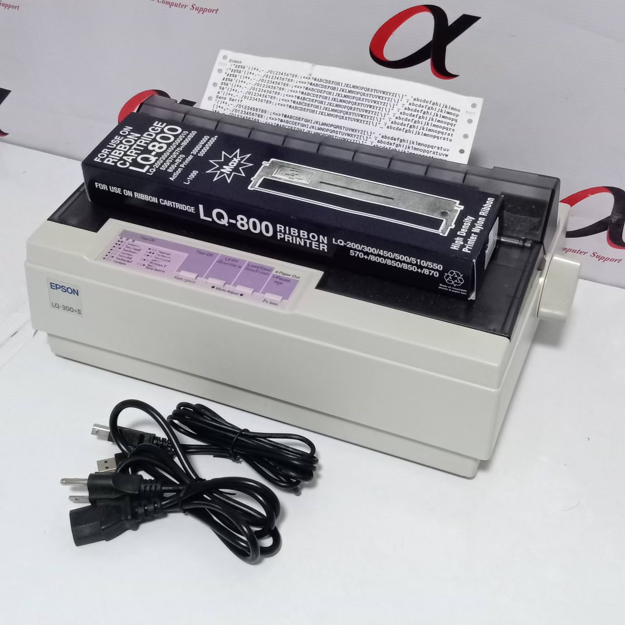 EPSON Dot Matrix Printer LQ-300+ll มือสอง เครื่องปริ้นบิล ปริ้นใบเสร็จ ...