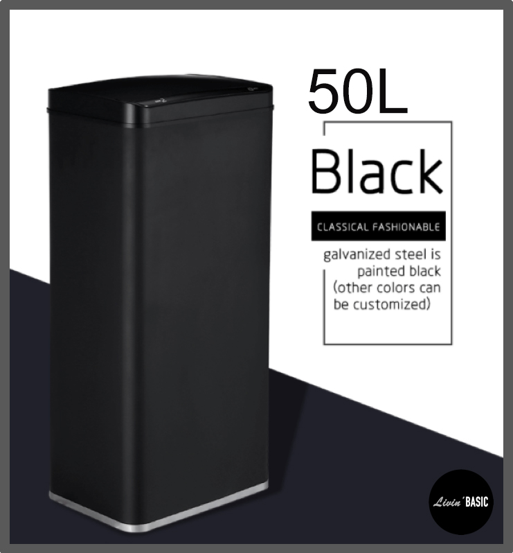🌟SG INSTOCK🌟 50L Sensor Bin Smart Dustbin / Rubbish Bin / Stainless ...