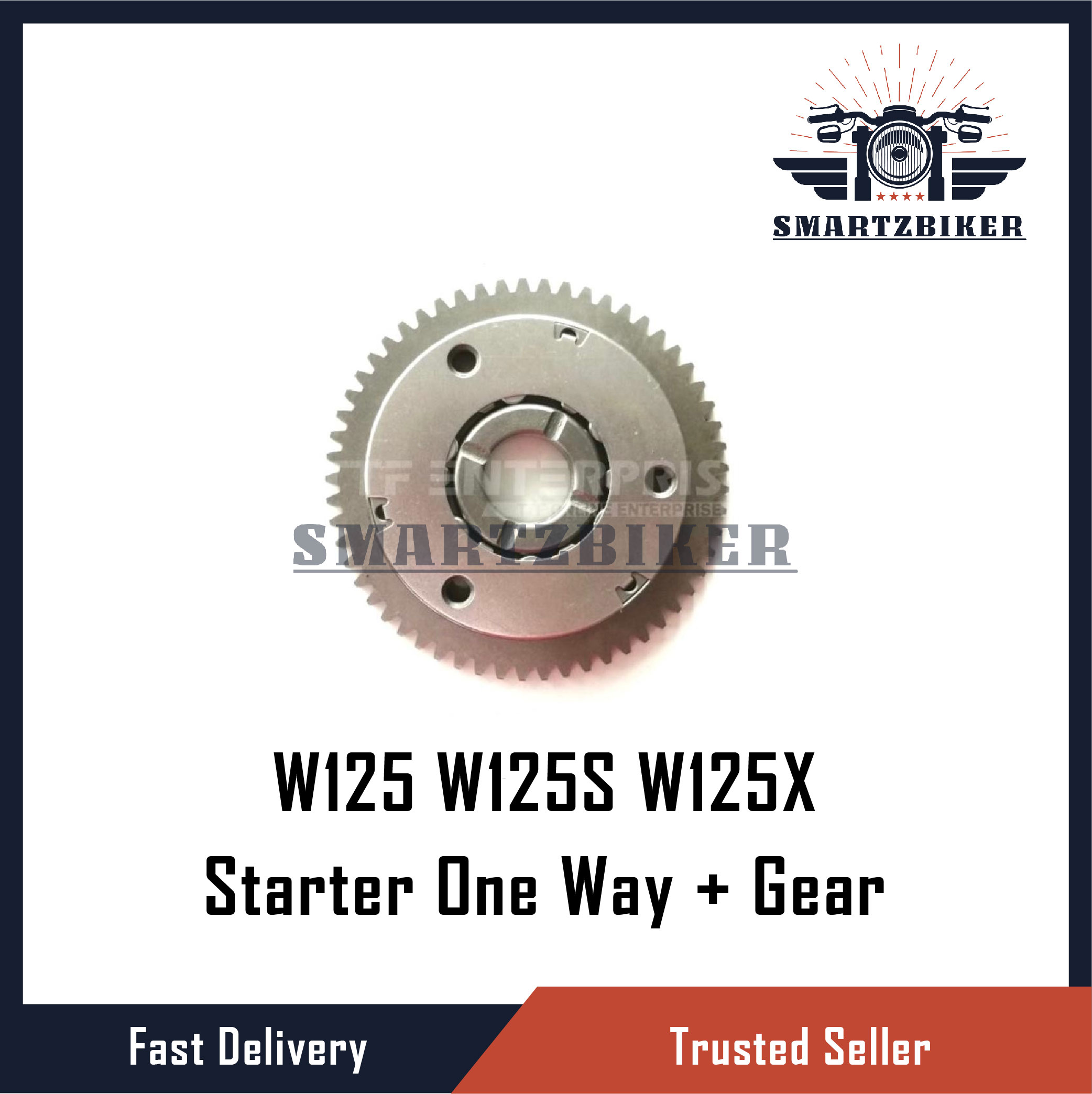 HONDA WAVE125 STARTER ONE WAY ASSY + GEAR (COMPLETE) WAVE 125 STATOR ...