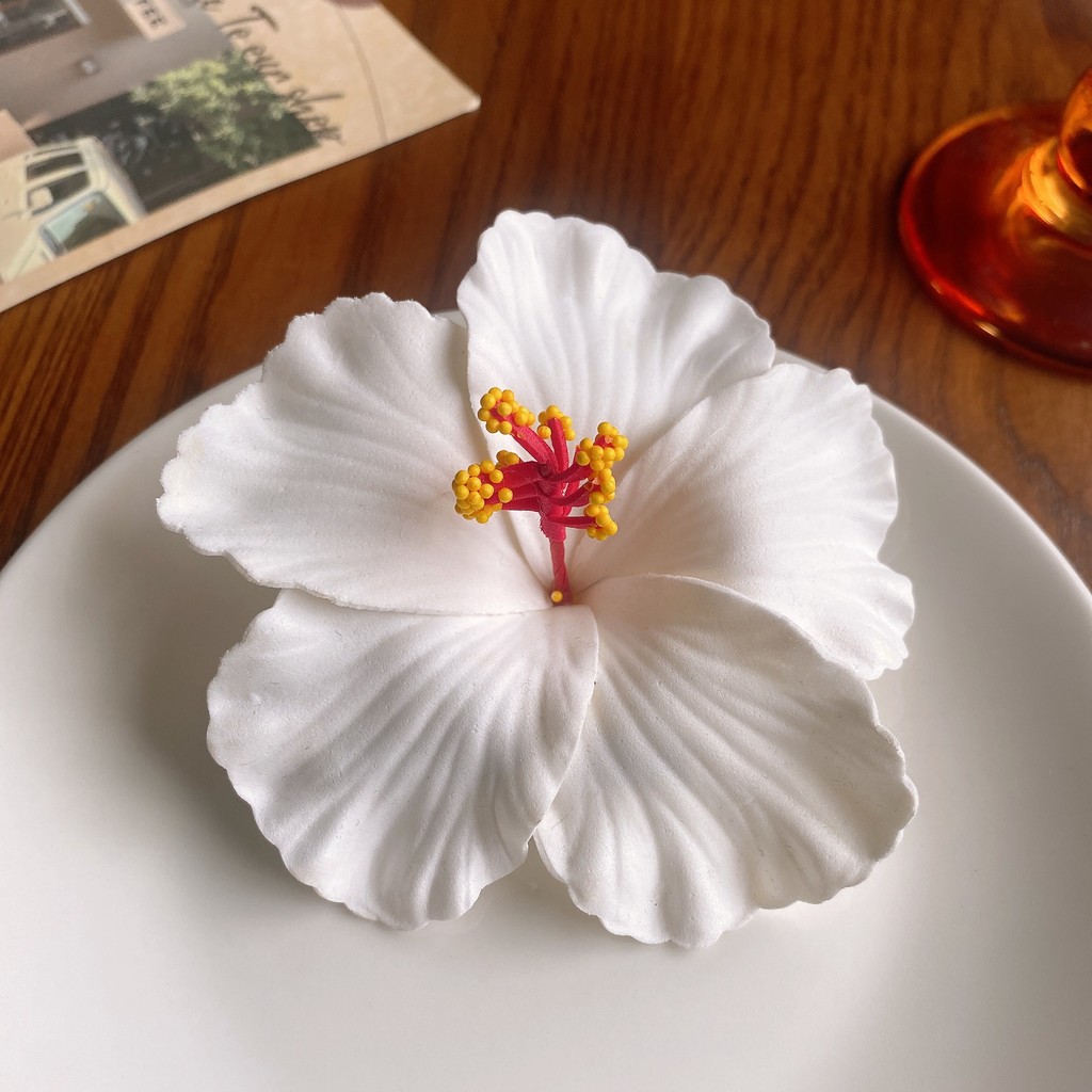 Enacolor Fashionable Flower Hair Clip Artificial Flower Clip Styling ...