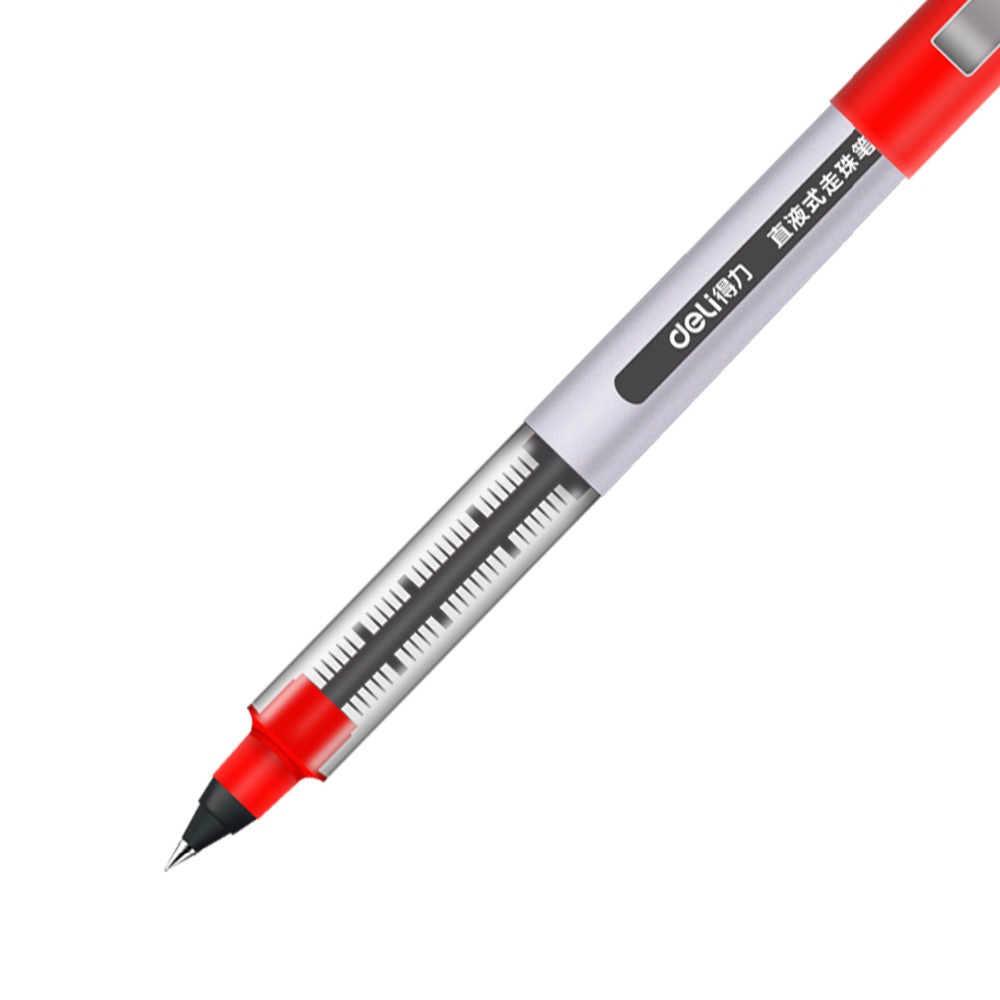 DELI S656 Direct Liquid Ballpoint Pen Office 0.5mm Signature Pen ...