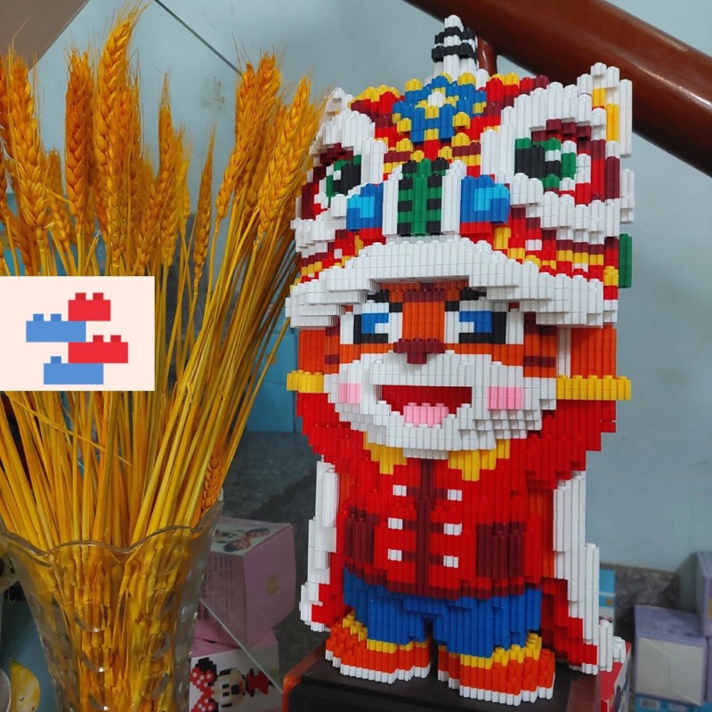 [TẶNG BÚA+ ĐÈN LED] Mô hình lắp ráp Doremon thần tài, Đồ chơi xếp hình ...