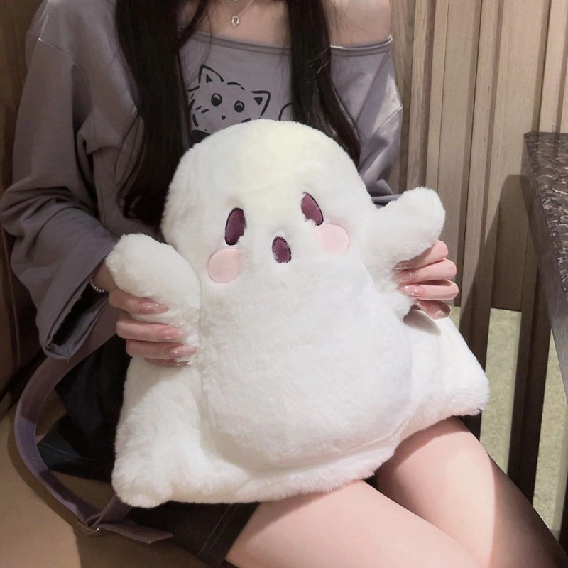 New Ghost Ghost backpack Personality doll plush doll bag Japanese cute ...