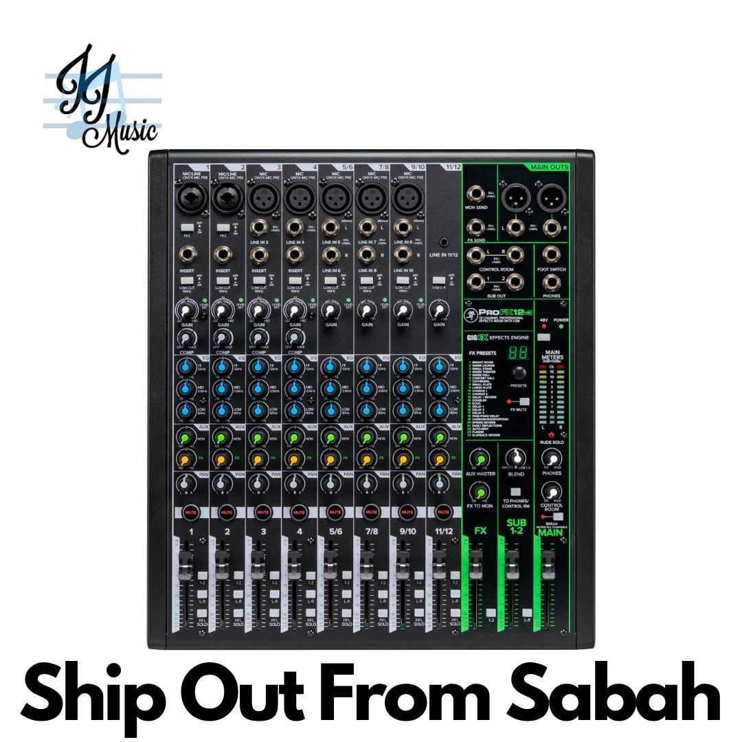 Mackie ProFX12v3 12-Channel Professional USB Mixer with Effects ...