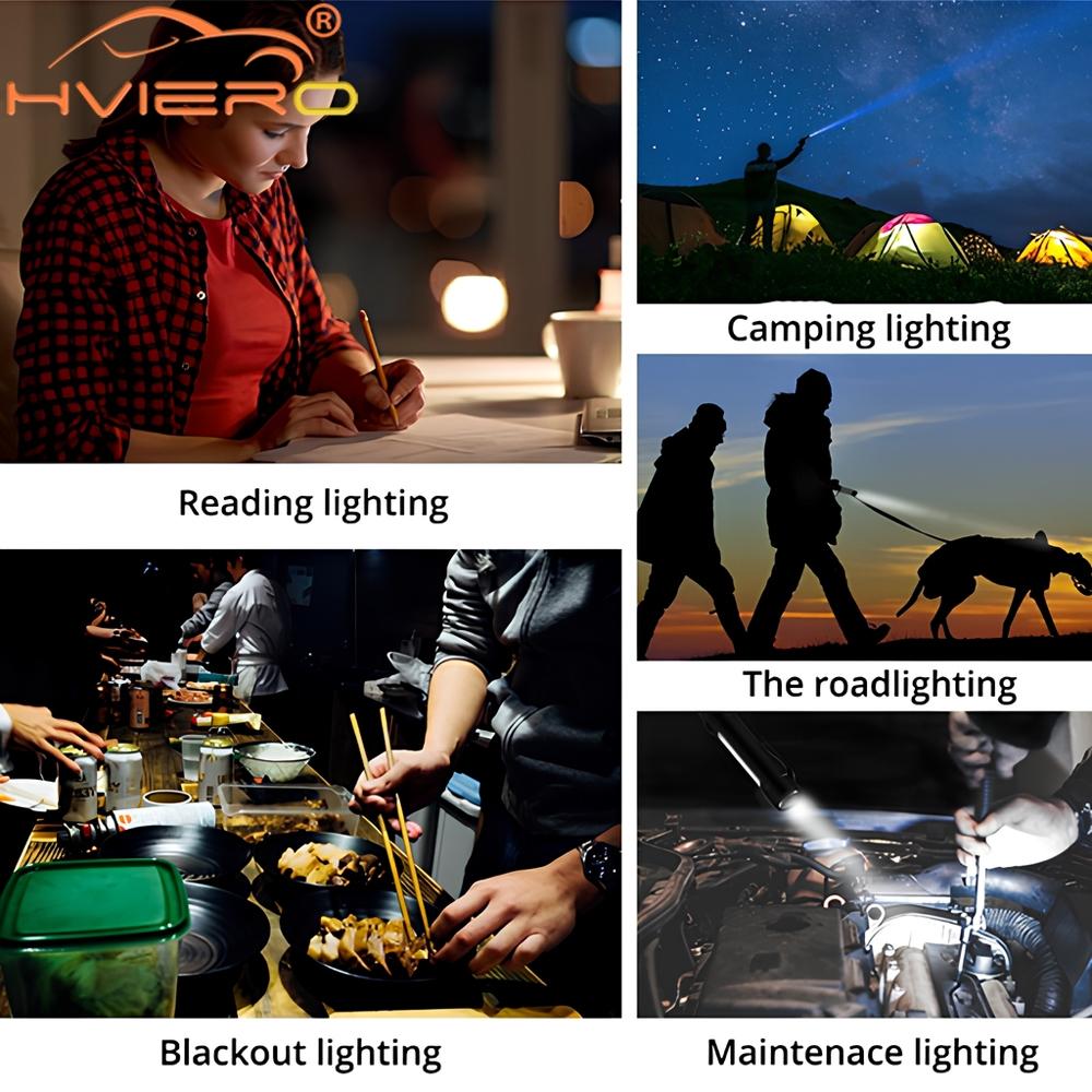 1X Multi-Function COB LED Portable Mini Pen Work Inspection Torches ...