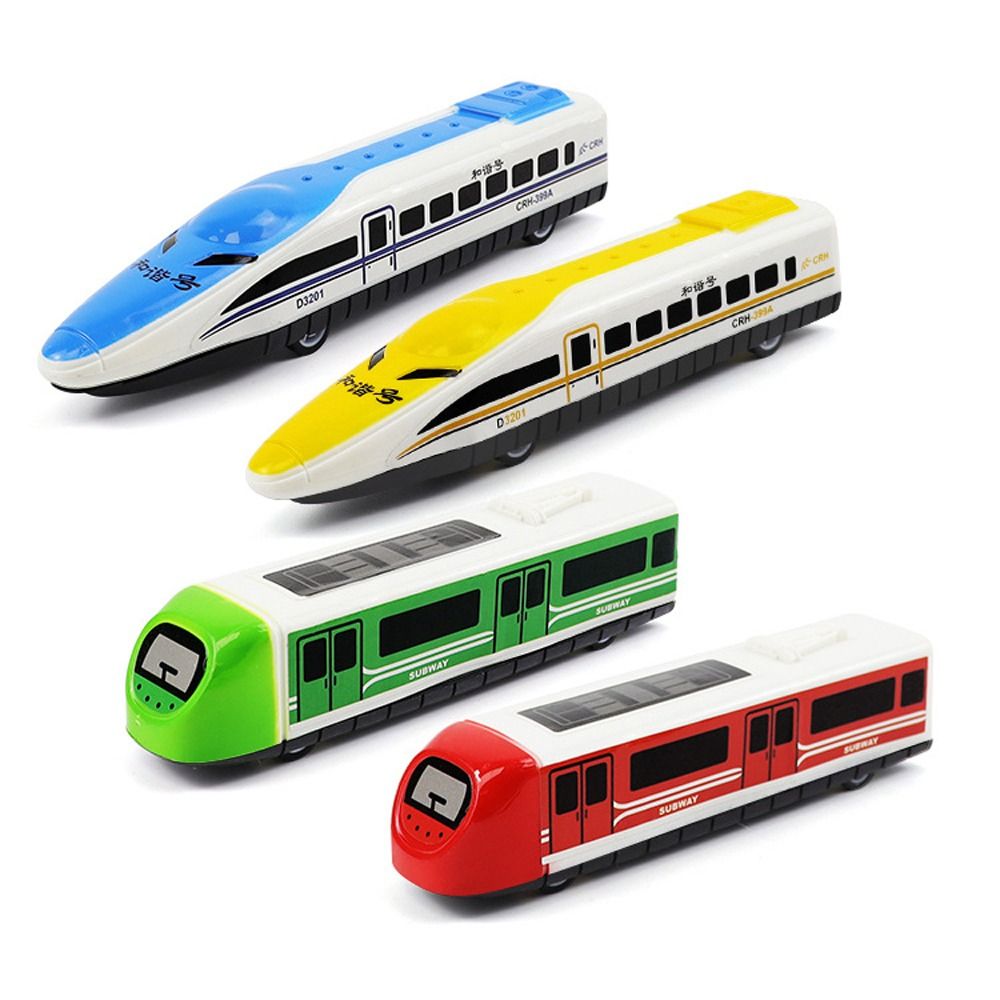 Kids Gift High-speed Pull Back Train Educational Miniature Train ...
