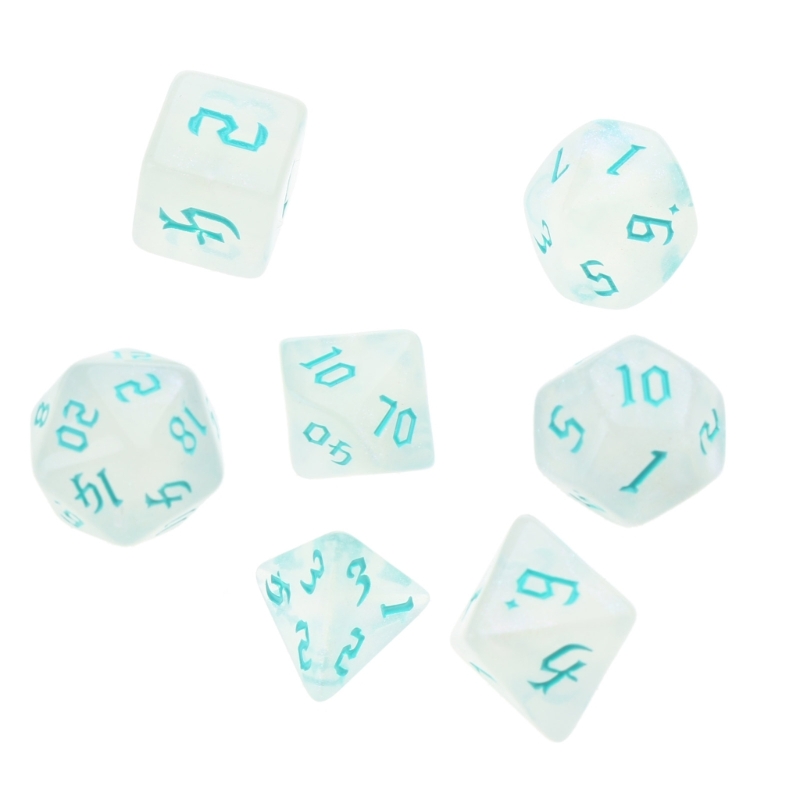 7pcs Resin Dices Set Dungeon And Dragons Table Board Roll Playing Games ...